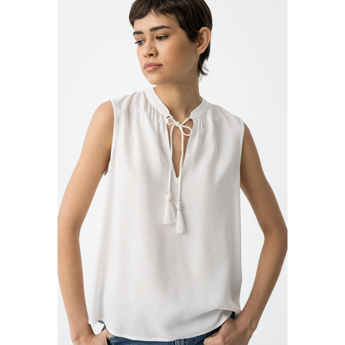 Flowing Blouse - 10059575_110 - Tiffosi