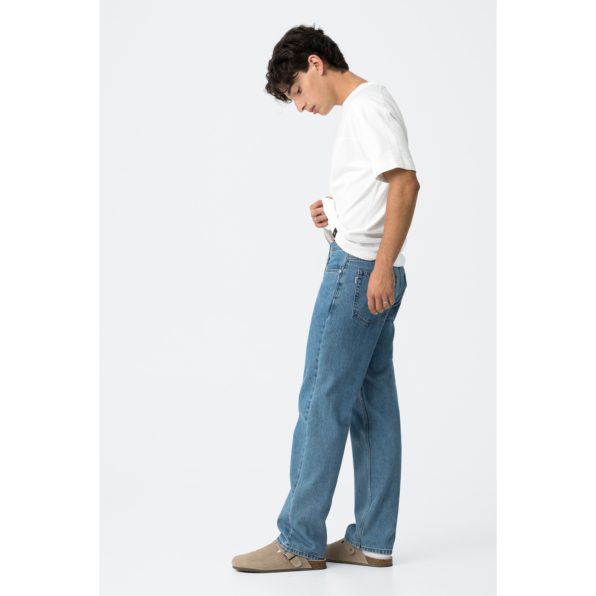 Chase Wide Leg Jeans - 10064015_M10 - Tiffosi