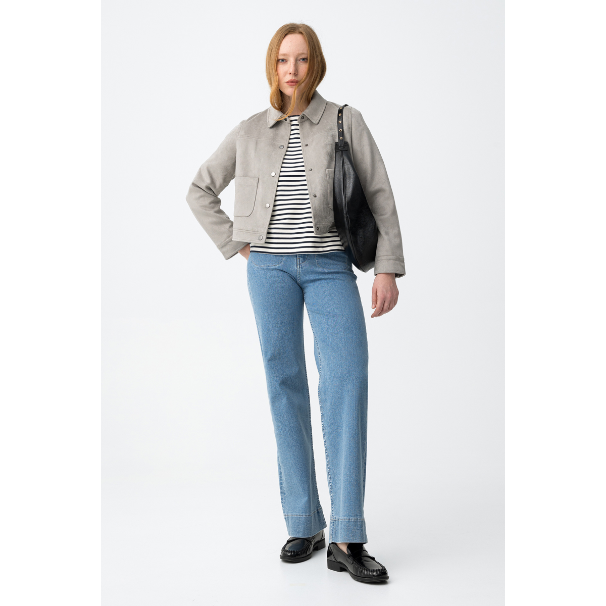 Light Blue Straight Jeans - 10065106_C1032 - Tiffosi