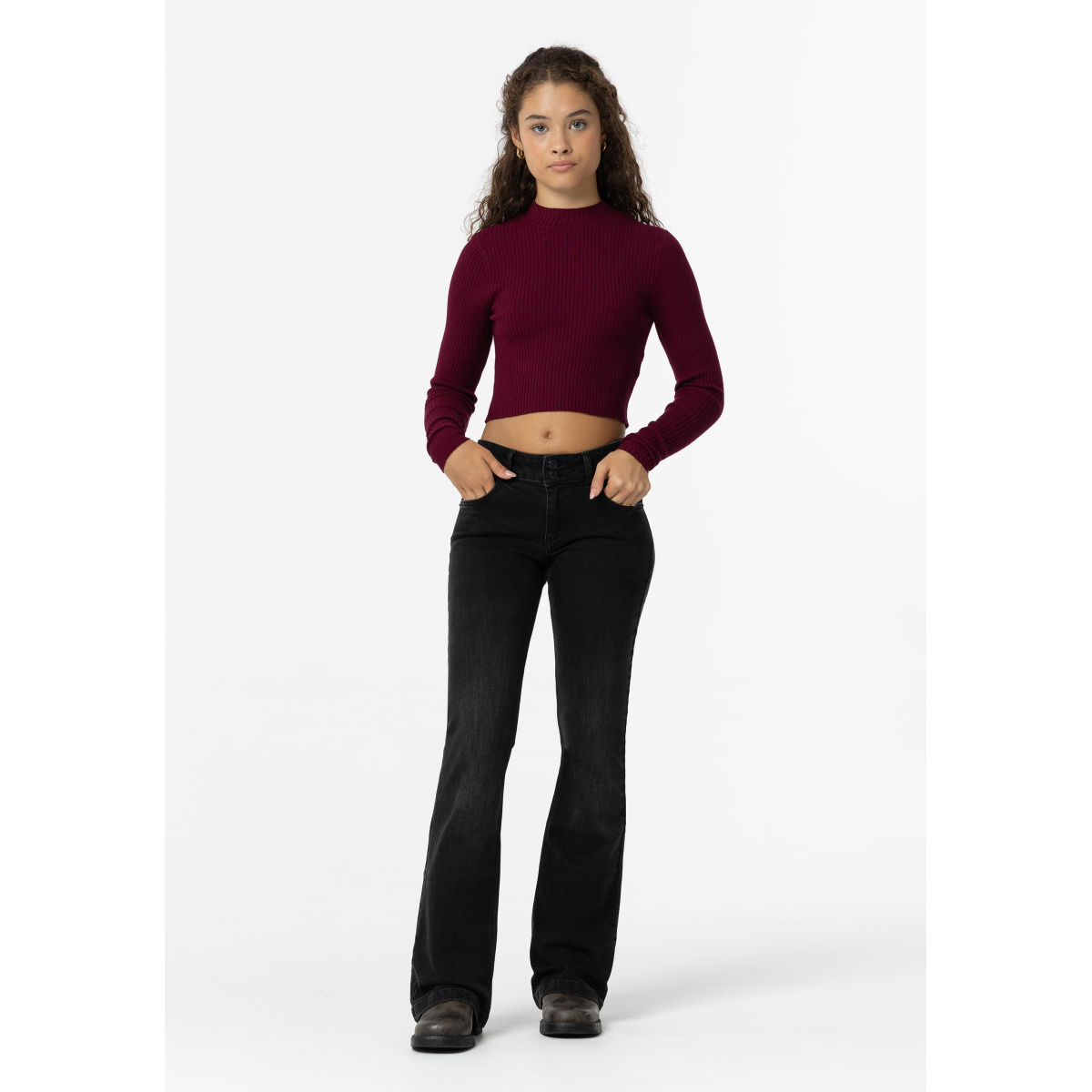 Flare Paige Jeans - 10056294_P10 | Tiffosi