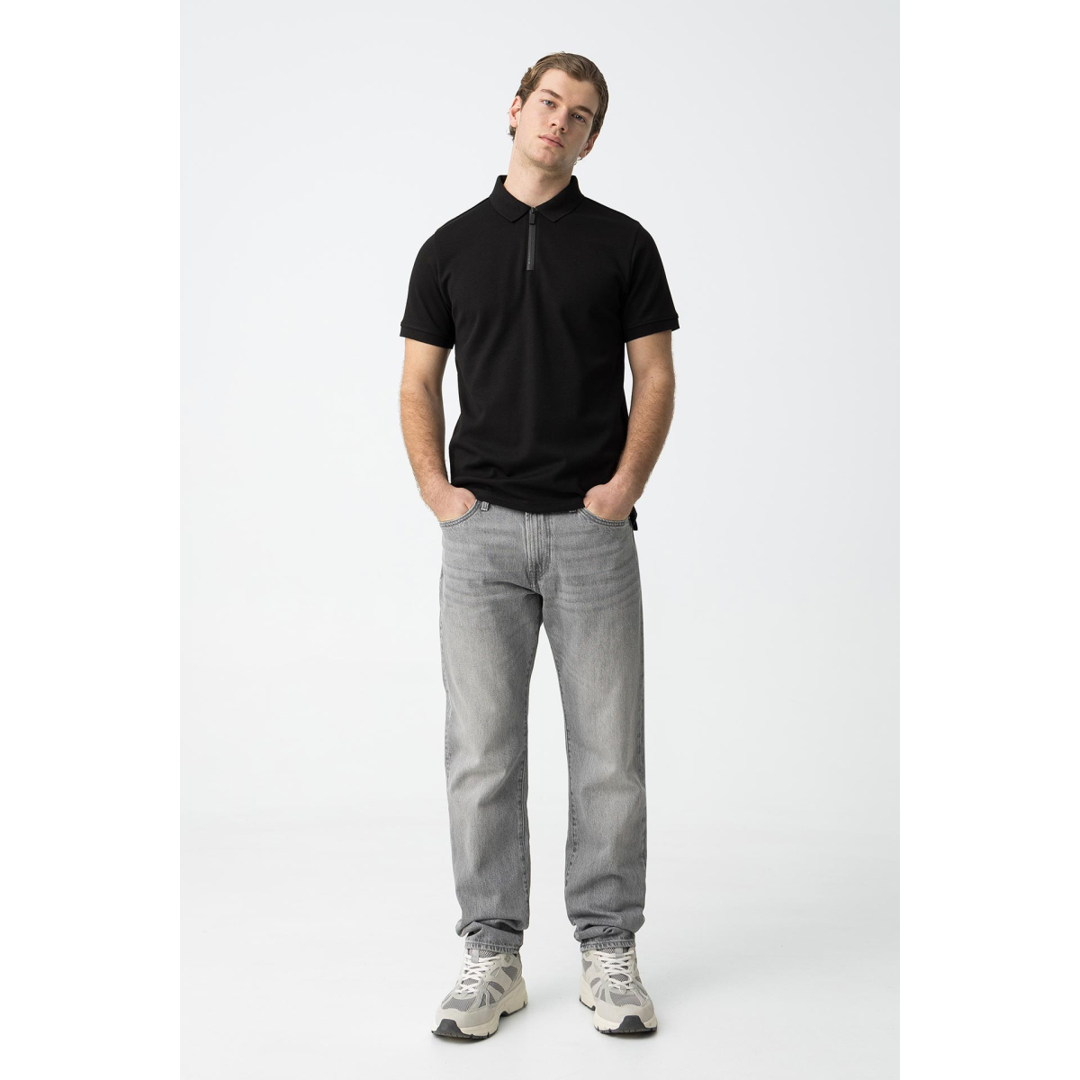Austin Straight Fit Jeans - 10059640_P2032 - Tiffosi