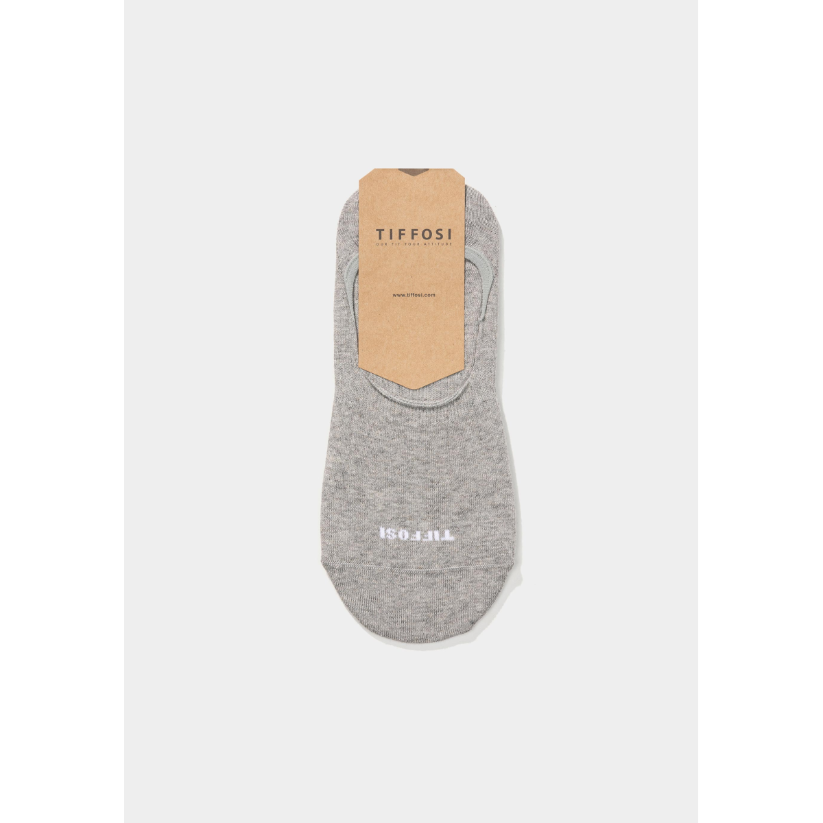 Light Grey Melange Basic Socks - 10044666_053 | Tiffosi