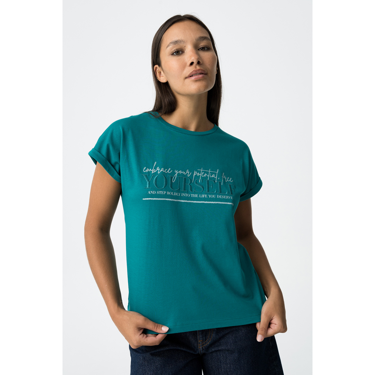 Graphic Front T-shirt - 10063680_835 - Tiffosi