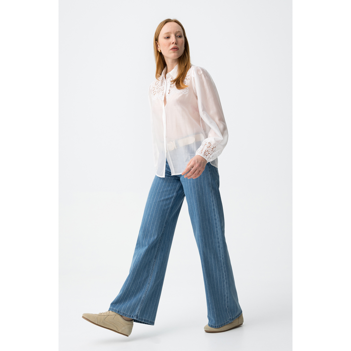 Jeans Celine Wide Leg - 10065038_M1032 - Tiffosi