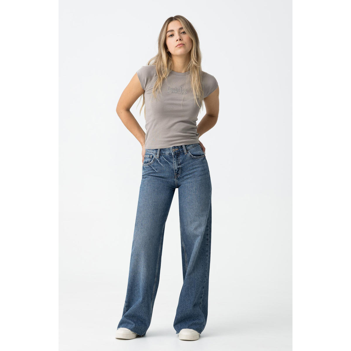 Charli Relax Wide Leg Jeans - 10059289_M10 | Tiffosi