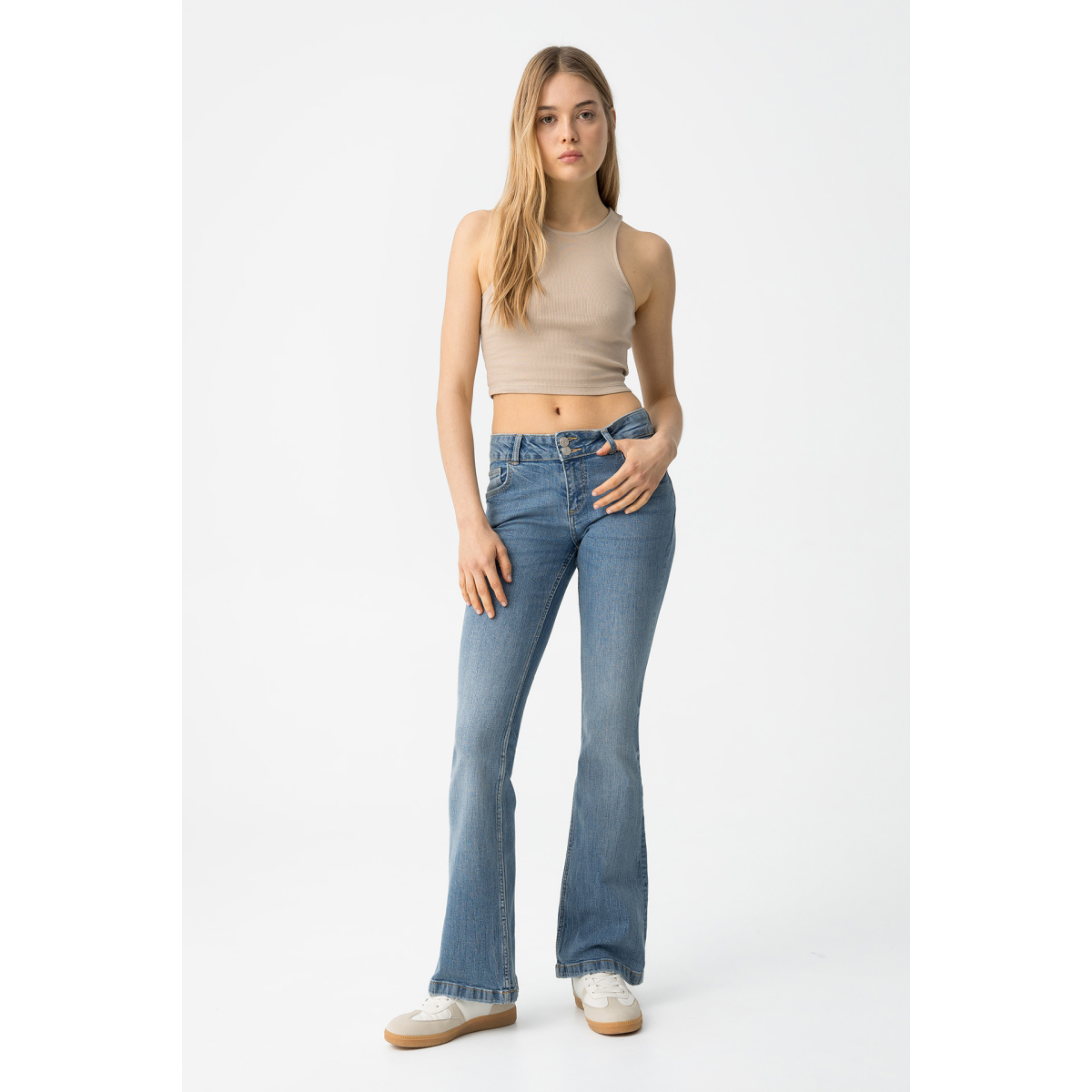 Paige Flare Jeans - 10059279_C10 | Tiffosi