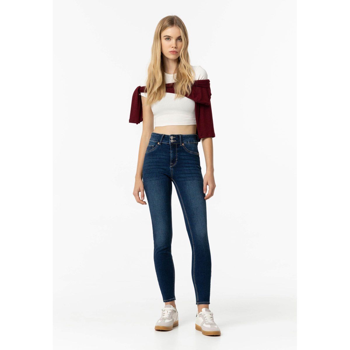 Jeans Light Push-up Skinny - 10058529_E1028 - Tiffosi